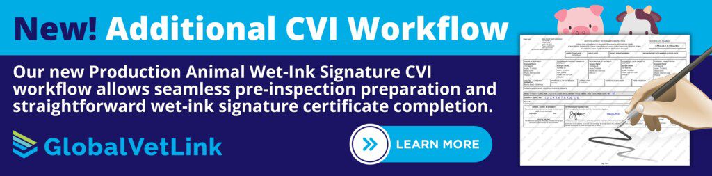 Certificate of Veterinary Inspection (CVI) | GlobalVetLimk