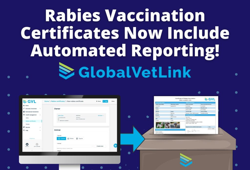 Rabies Certificates Feature Automated Reporting | GlobalVetLink