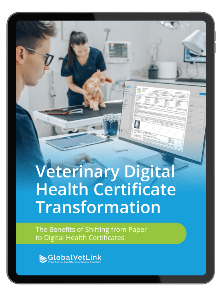 Veterinary Digital Health Certificate Transformation | GlobalVetLink