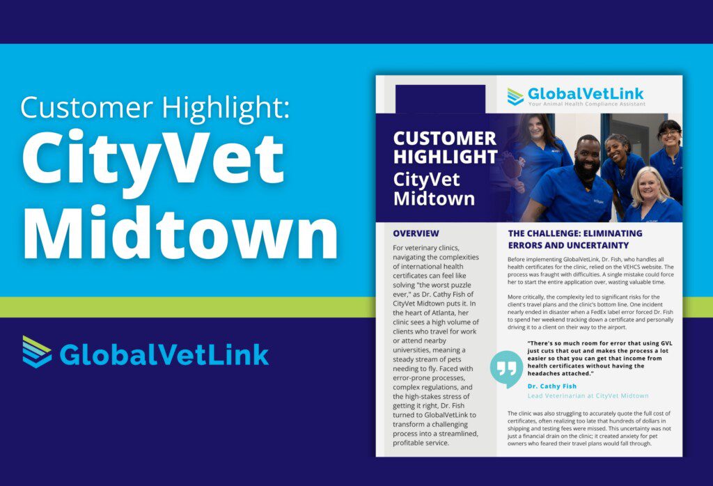 Certificate of Veterinary Inspection (CVI) | GlobalVetLink